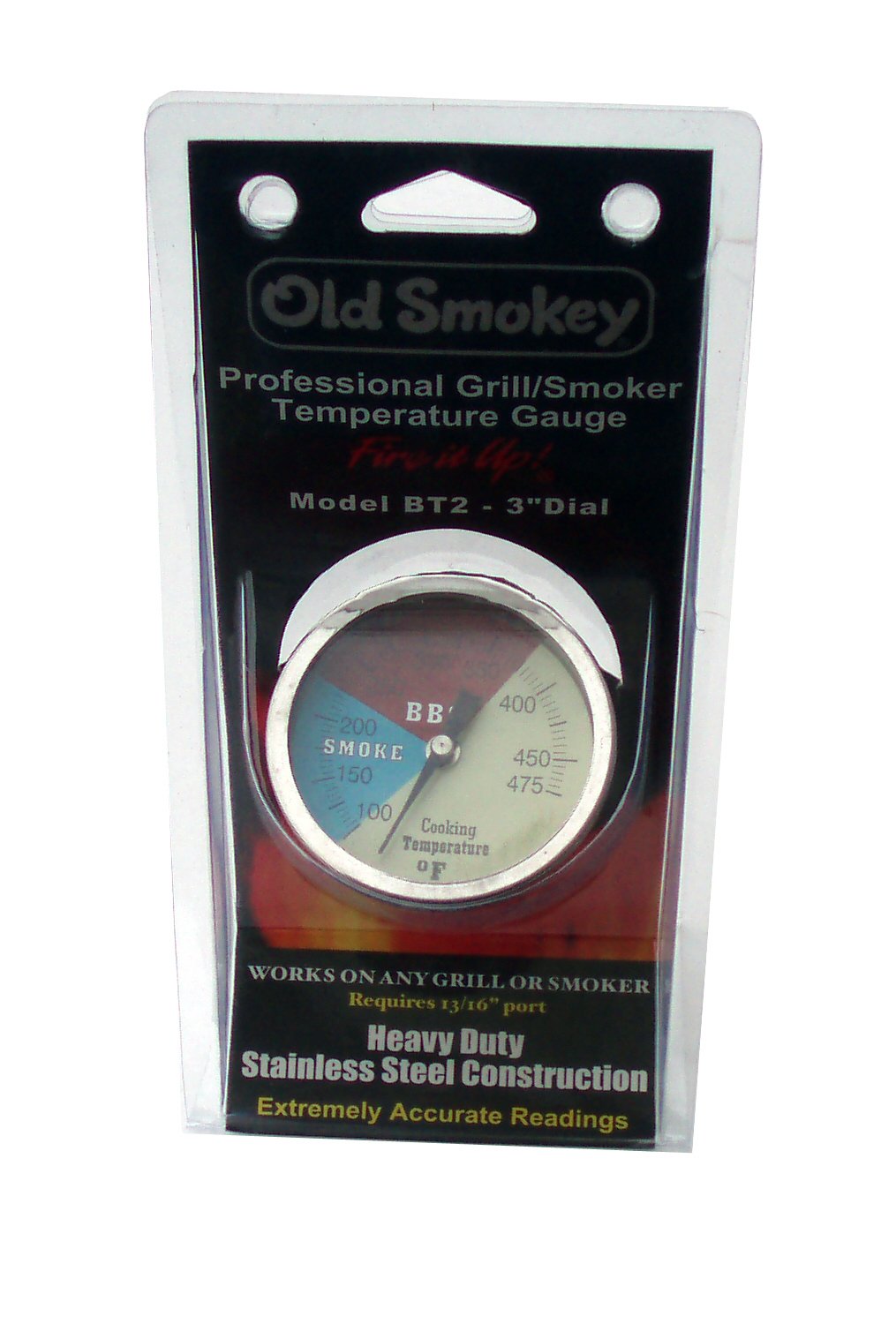 Old Smokey Professional Grill/Smoker Temperature Gauge - Shop Cookware ...