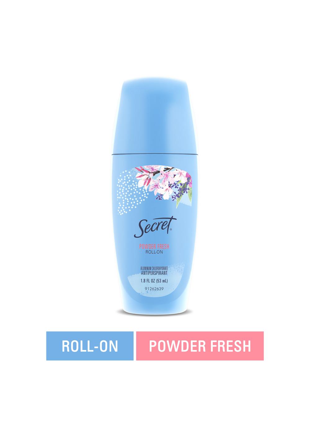 Secret Roll-On Antiperspirant - Powder Fresh - Shop Deodorant ...