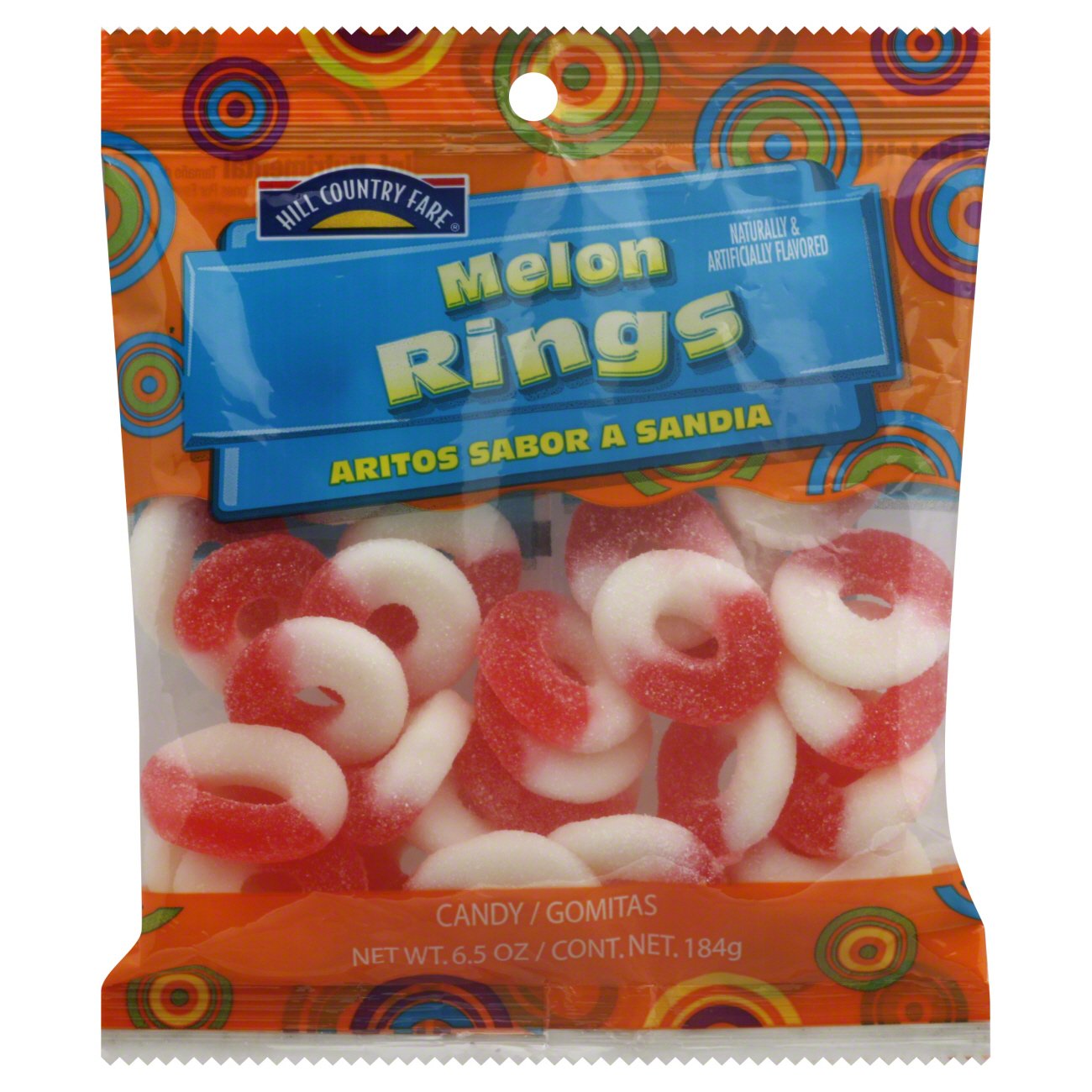 Hill Country Fare Gummi Melon Rings - Shop Candy at H-E-B