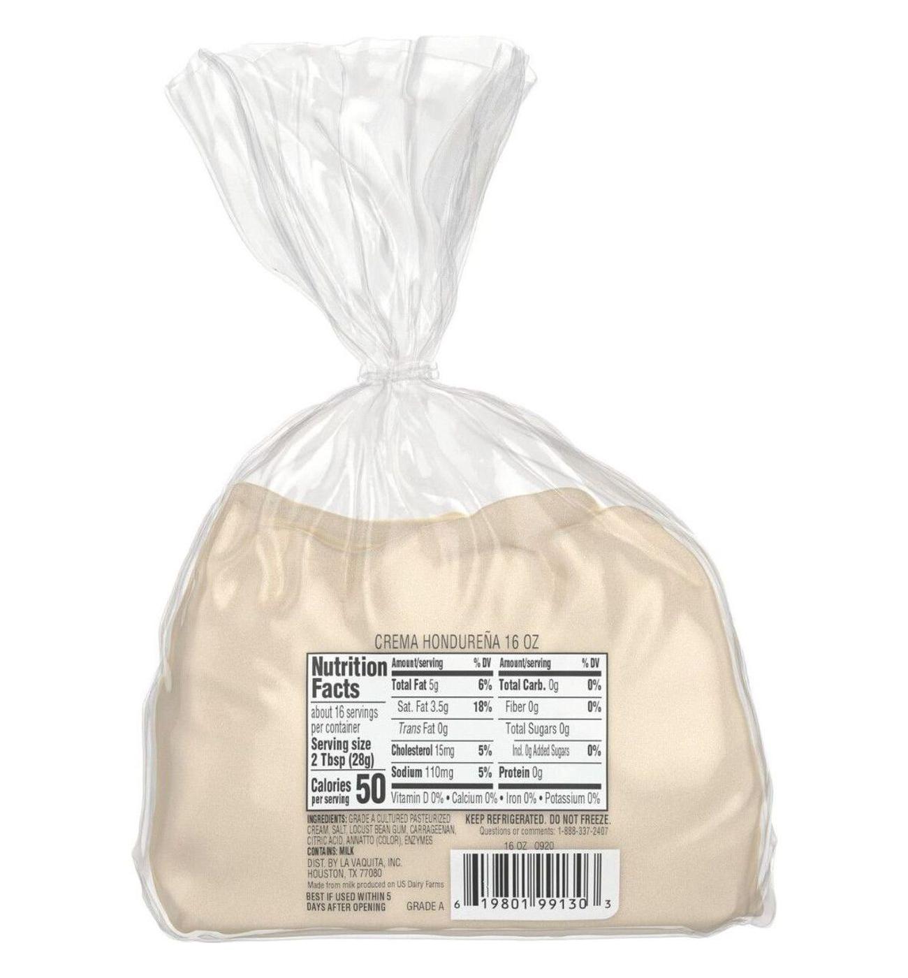 La Vaquita Crema Hondureña Sour Cream - Shop Cheese at H-E-B