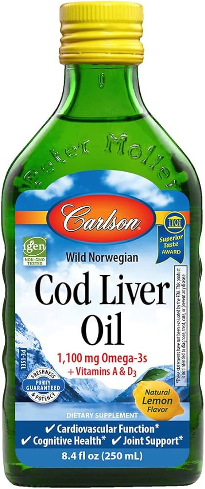 Carlson Lemon Flavored Cod Liver Oil - Shop Diet & fitness at H-E-B