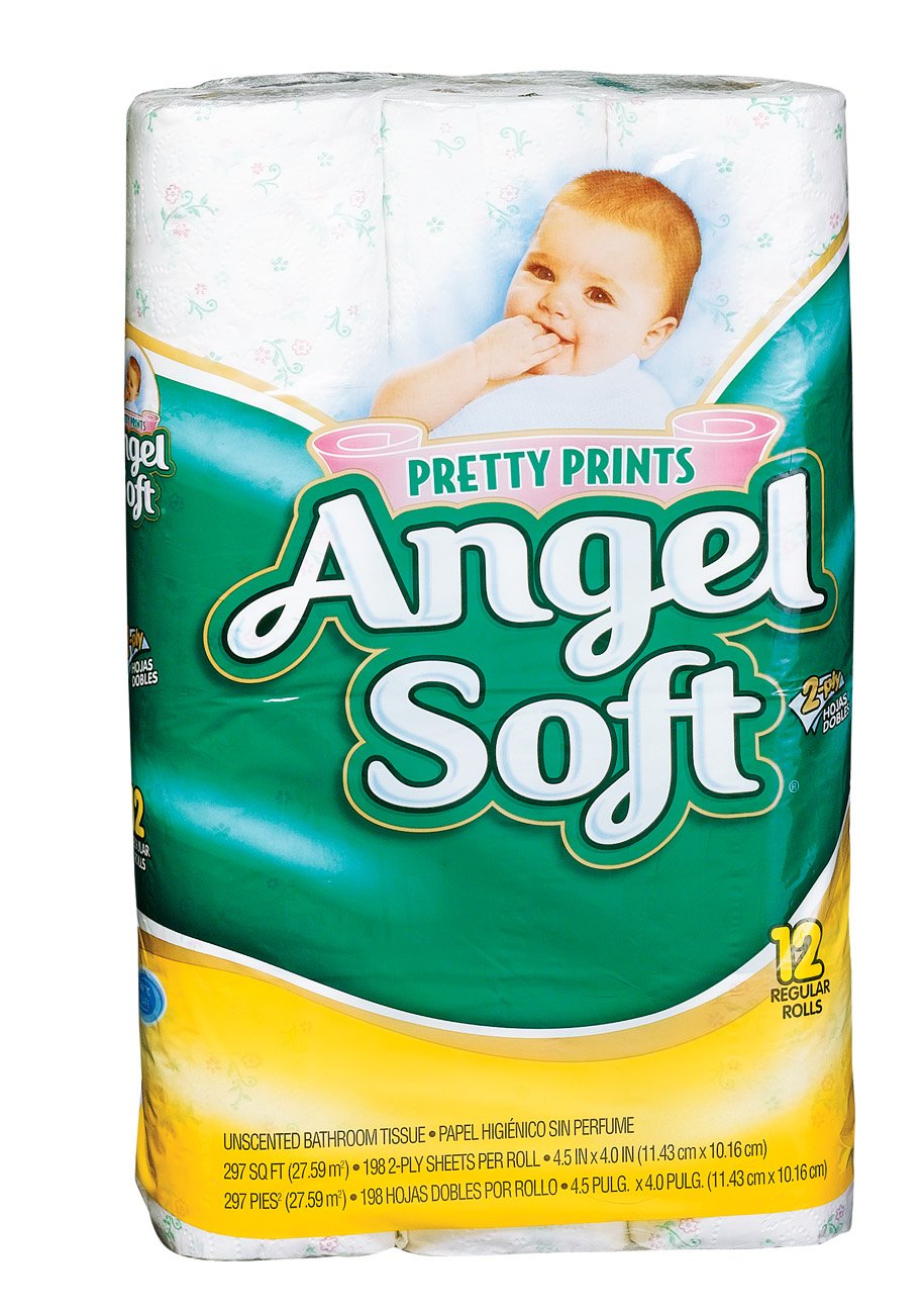 Angel Soft Pretty Prints Toilet Paper - Shop Toilet Paper at H-E-B