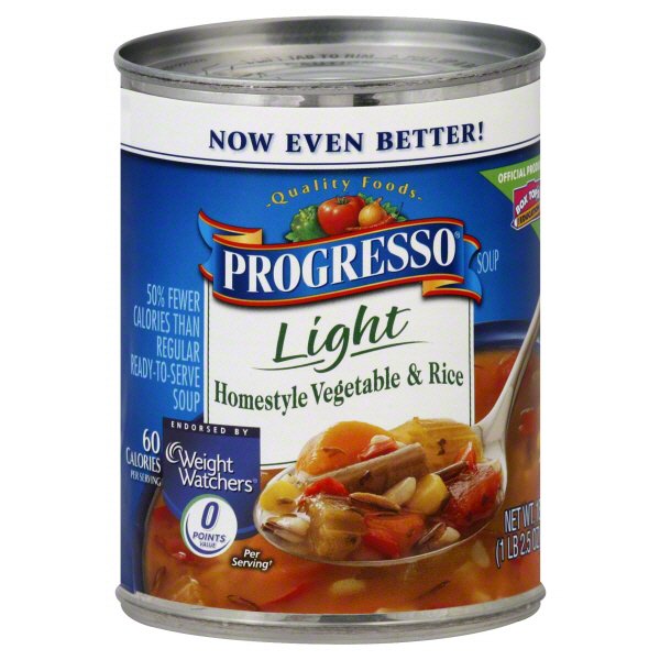 Progresso Light Homestyle Vegetable & Rice Soup - Shop Soups & chili at ...