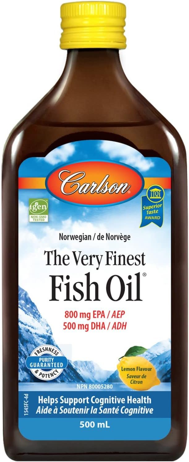 Carlson The Very Finest Lemon Flavored Fish Oil - Shop Diet & fitness ...