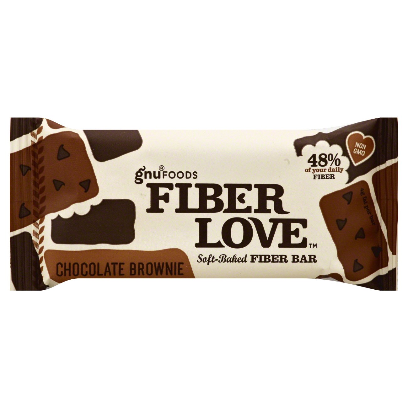 NuGo Fiber Love Fiber Bar, Chocolate Brownie, 1.6 oz | Central Market ...