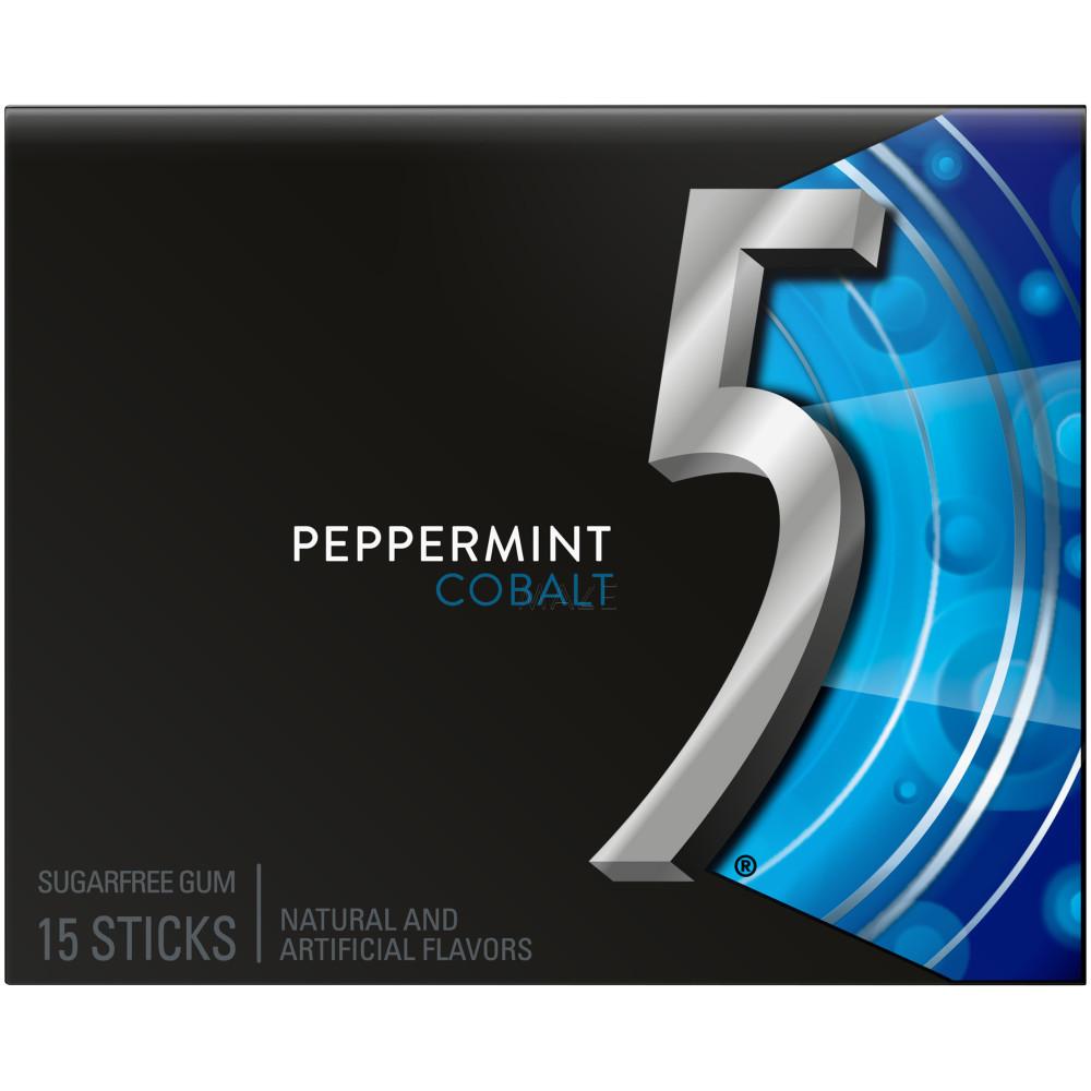 Wrigley's 5 Peppermint Cobalt Sugar Free Gum - Shop Gum & mints at H-E-B Wrigley's 5 Peppermint Cobalt Sugar Free Gum - Shop Gum & mints at H-E-B