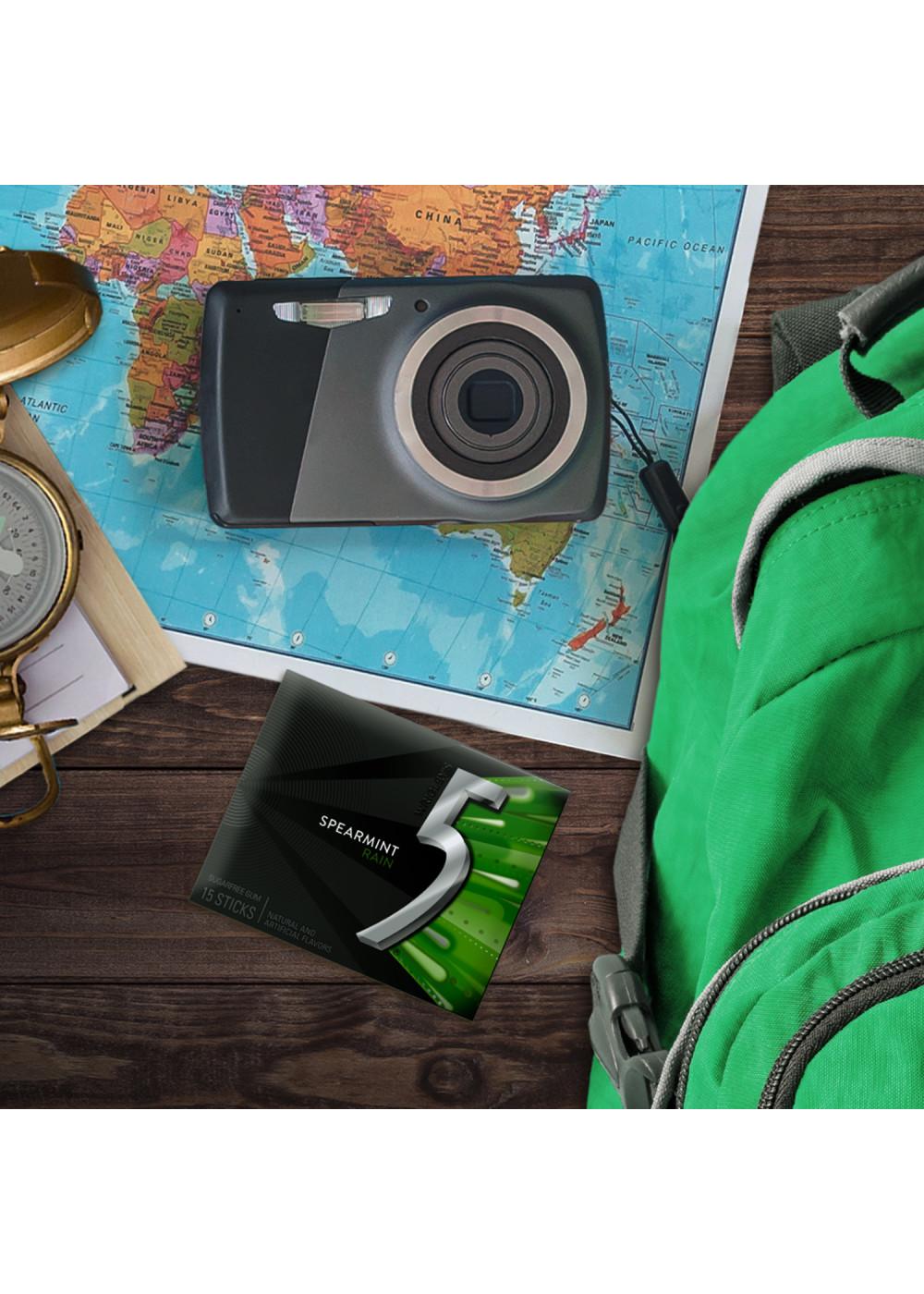 5 GUM Spearmint Rain Sugar Free Chewing Gum - Shop Gum & mints at H-E-B