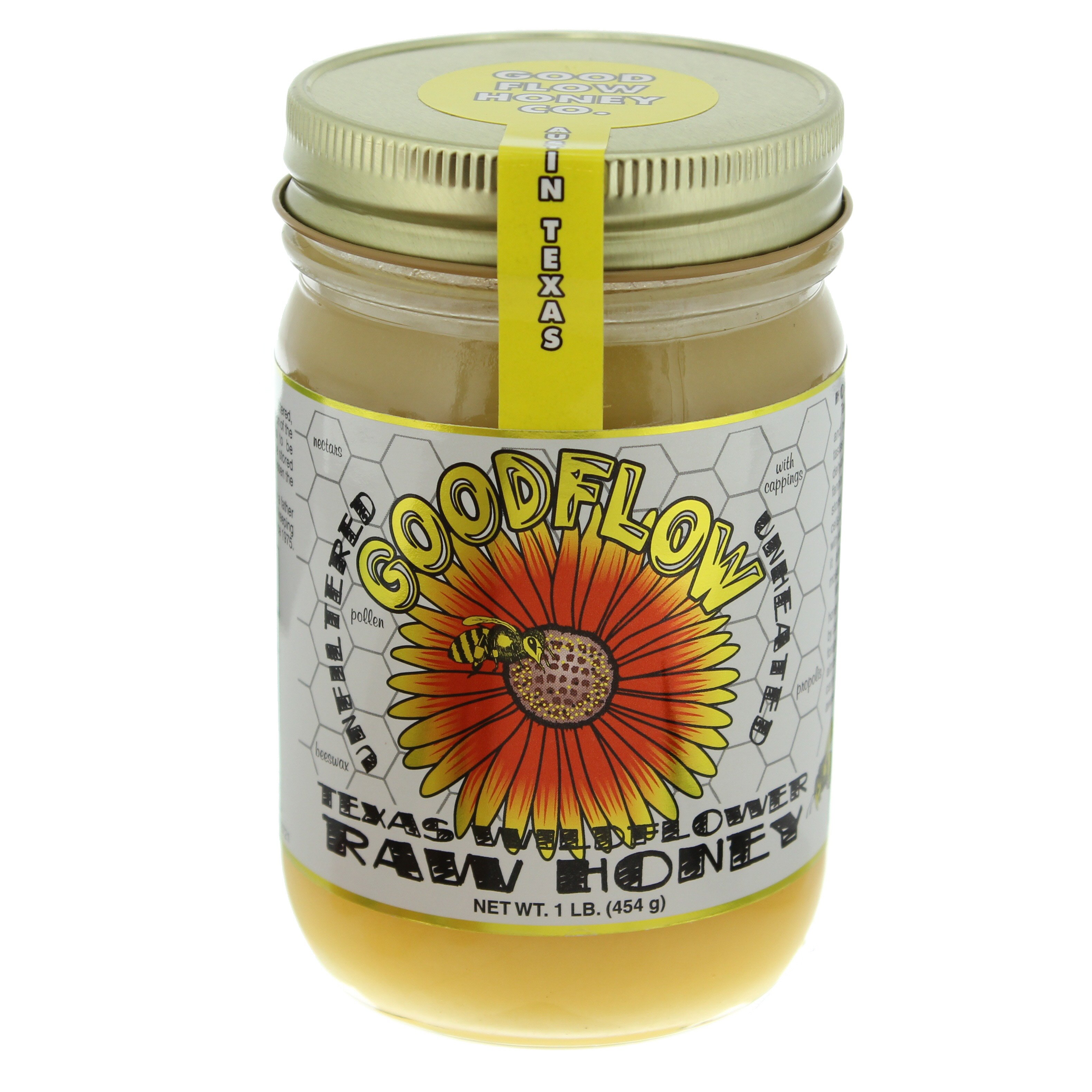 Good Flow Honey Co. Texas Wildflower Raw Honey, 1 lb | Central Market ...