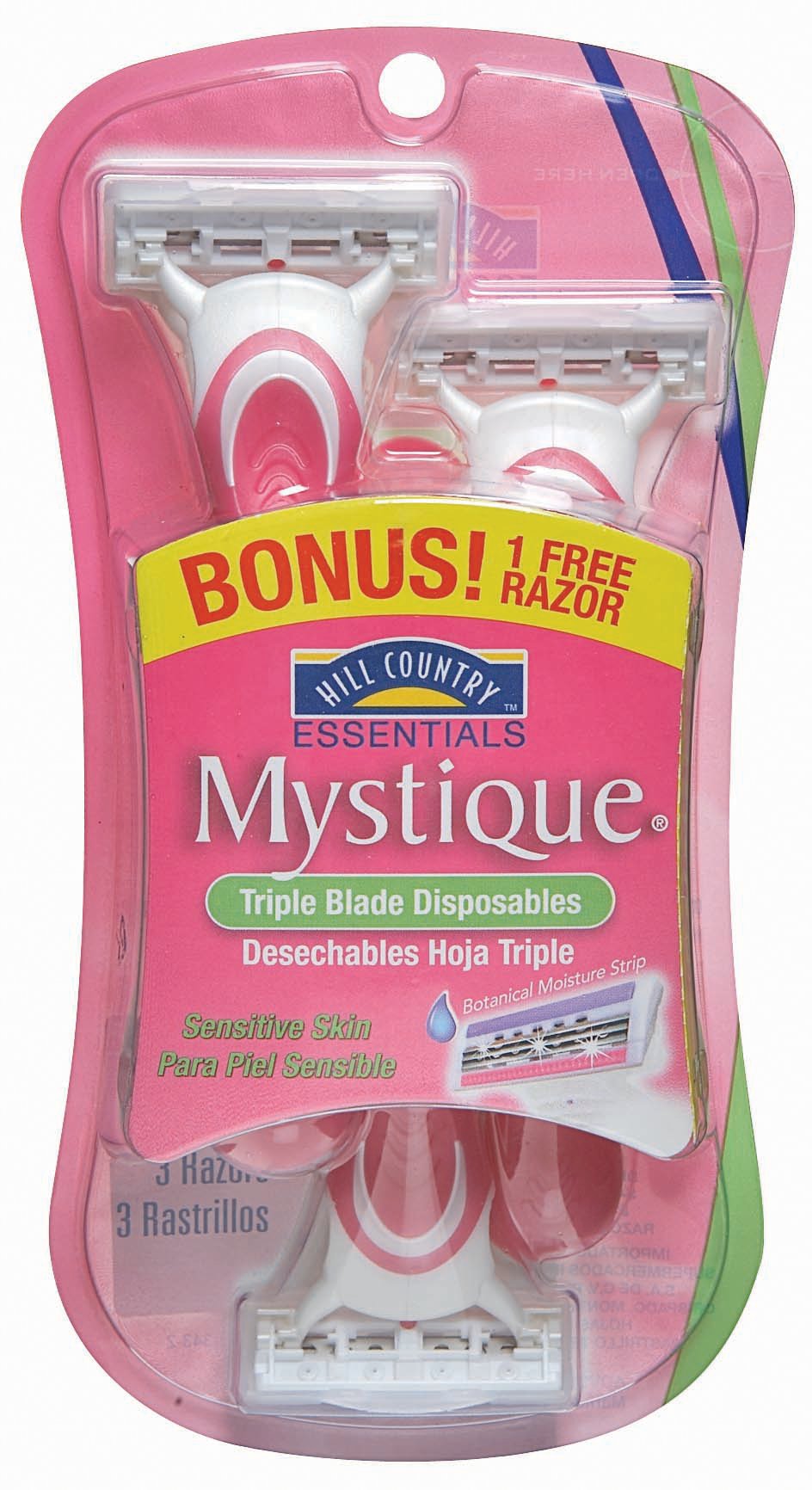 Hill Country Essentials Mystique Sensitive Disposable Razors - Shop ...