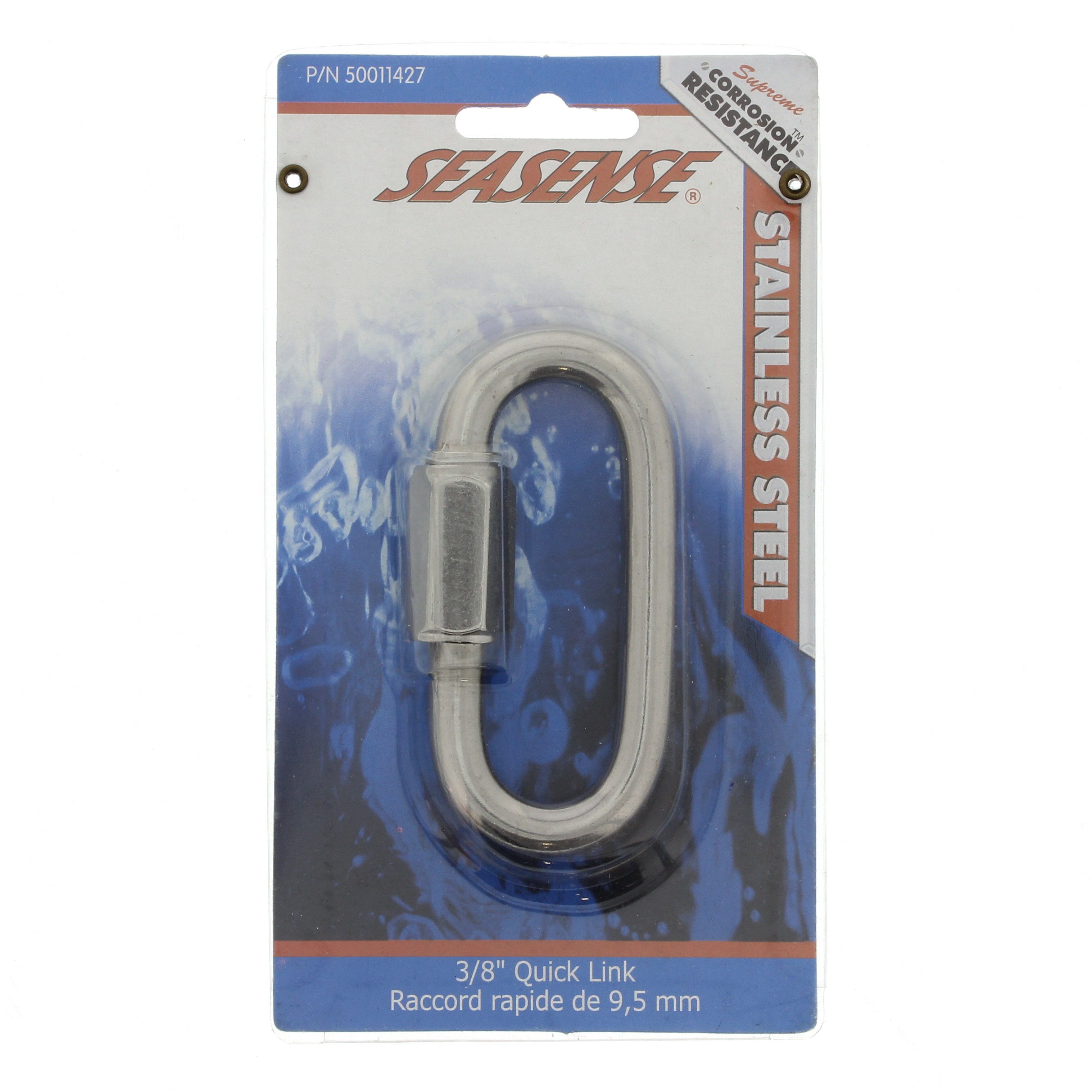 SeaSense Stainless Steel 3/8" Quick Link Hook - Shop Home Improvement ...