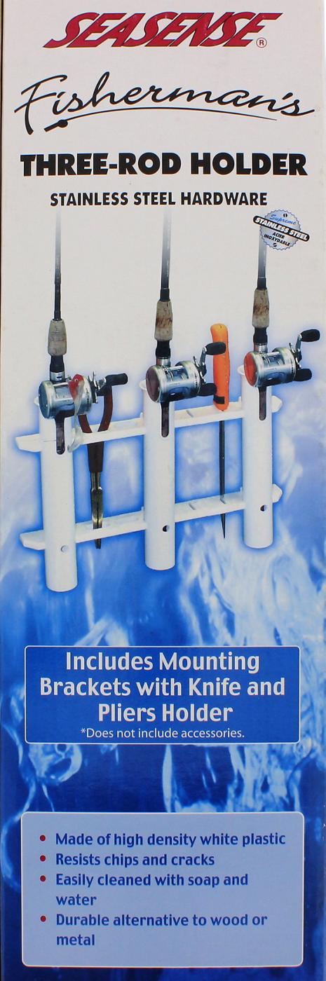 SeaSense White 3 Rack Rod Holder - Shop Fishing at H-E-B