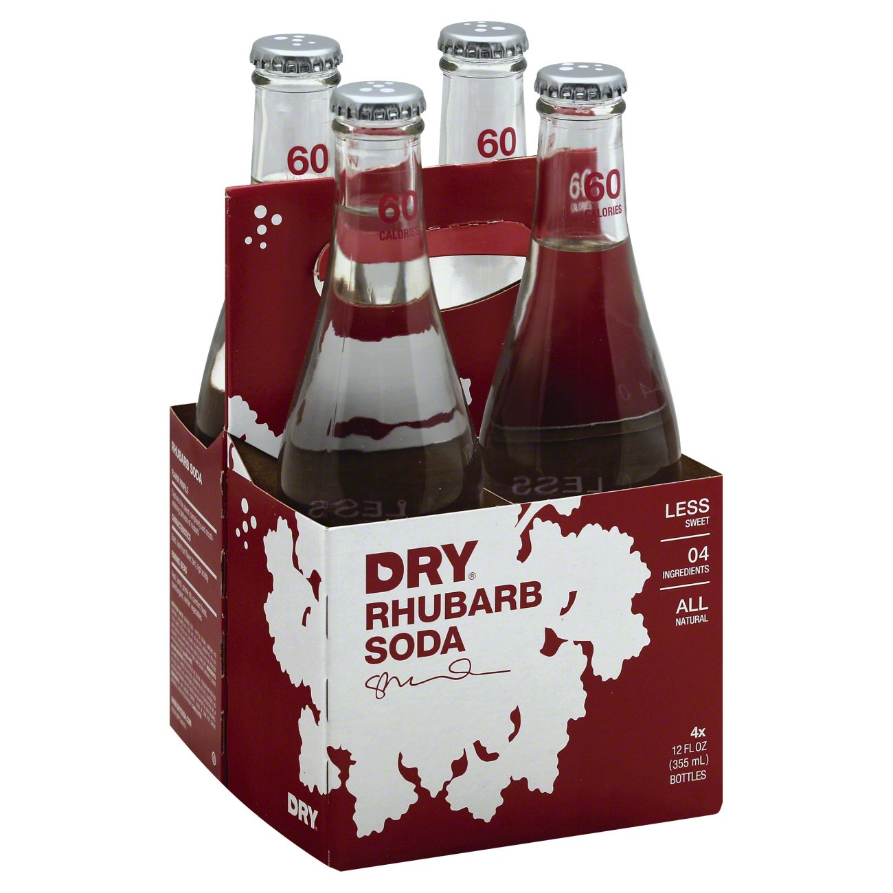 DRY Rhubarb Soda 4 Pack - Shop Soda at H-E-B