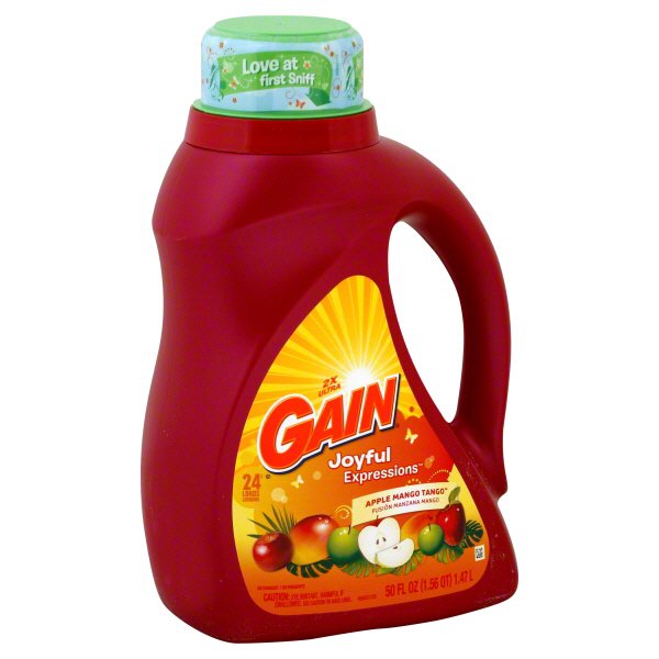 Gain Joyful Expressions Apple Mango Tango Liquid Detergent 50 oz - Shop ...