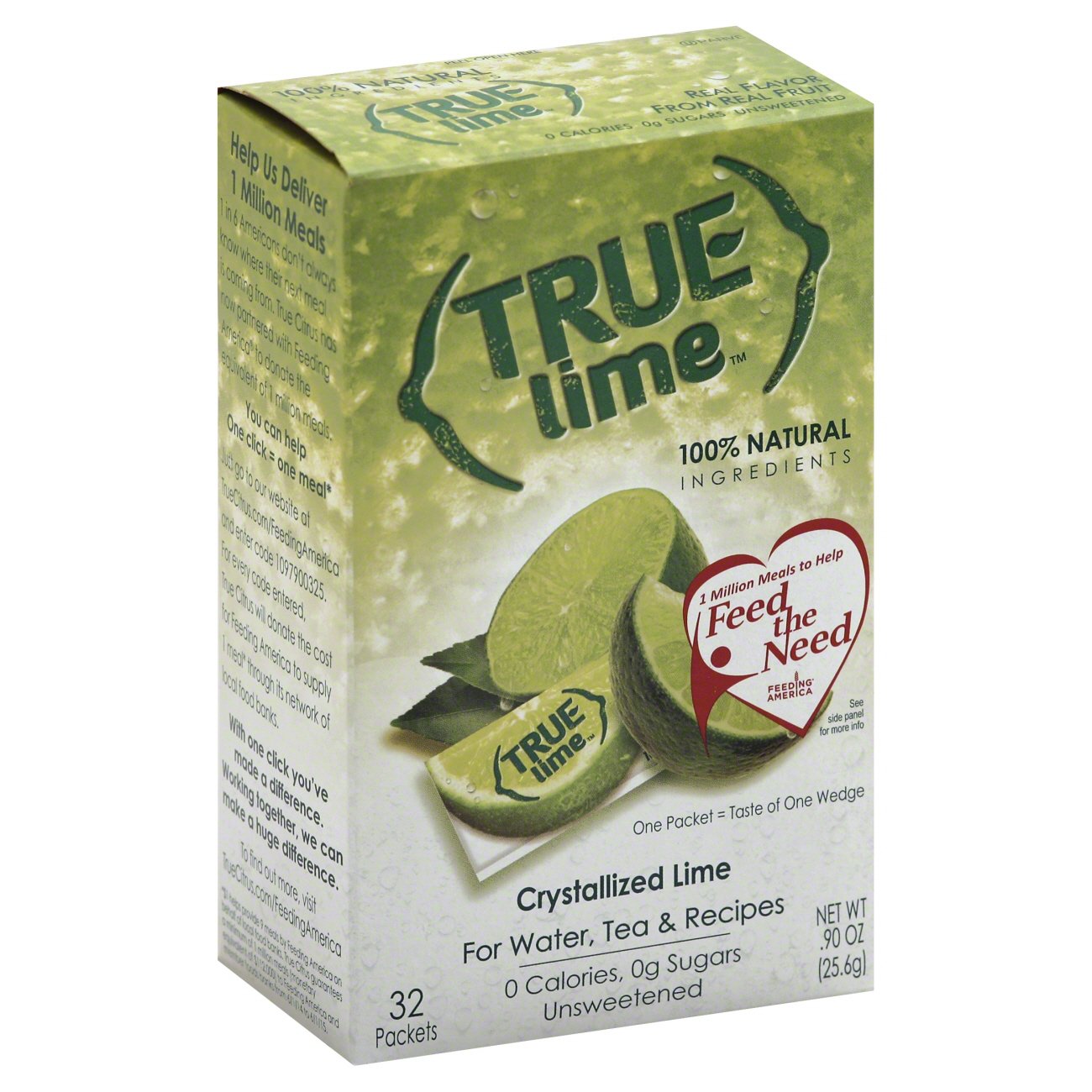 True Lime Crystallized Lime Packets - Shop Mixes & flavor enhancers at H-E-B