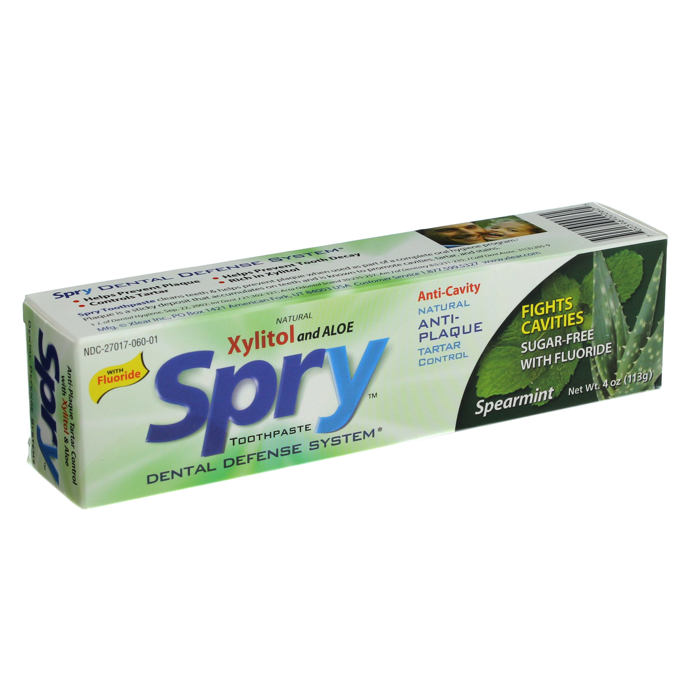 Spry Spearmint Anti-Cavity Xylitol Toothpaste, 4 oz | Central Market ...