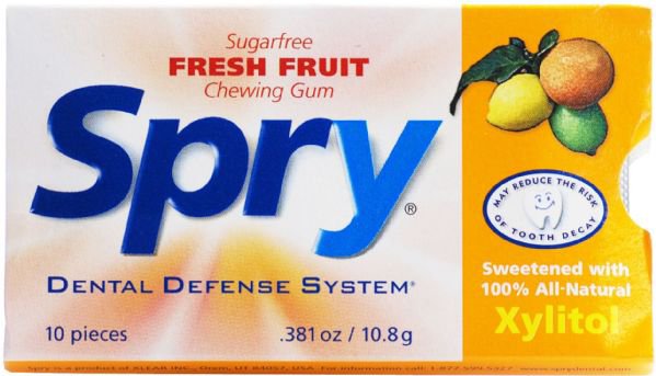 Spry Fresh Fruit Gum with Xylitol - Shop Gum & mints at H-E-B