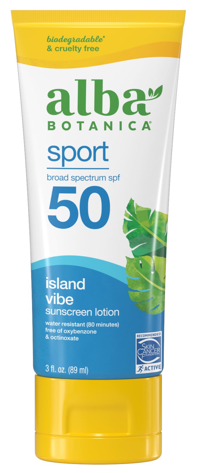 Alba Botanica Sun Water Resistant SPF 45 Sport Sunscreen - Shop ...