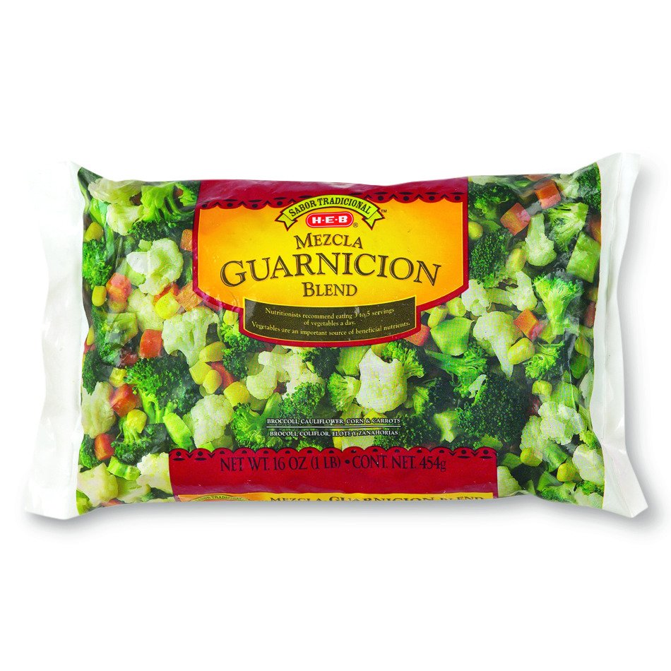 H-E-B Frozen Sabor Tradicional Mezcla Guarnacion Vegetable Blend - Shop ...
