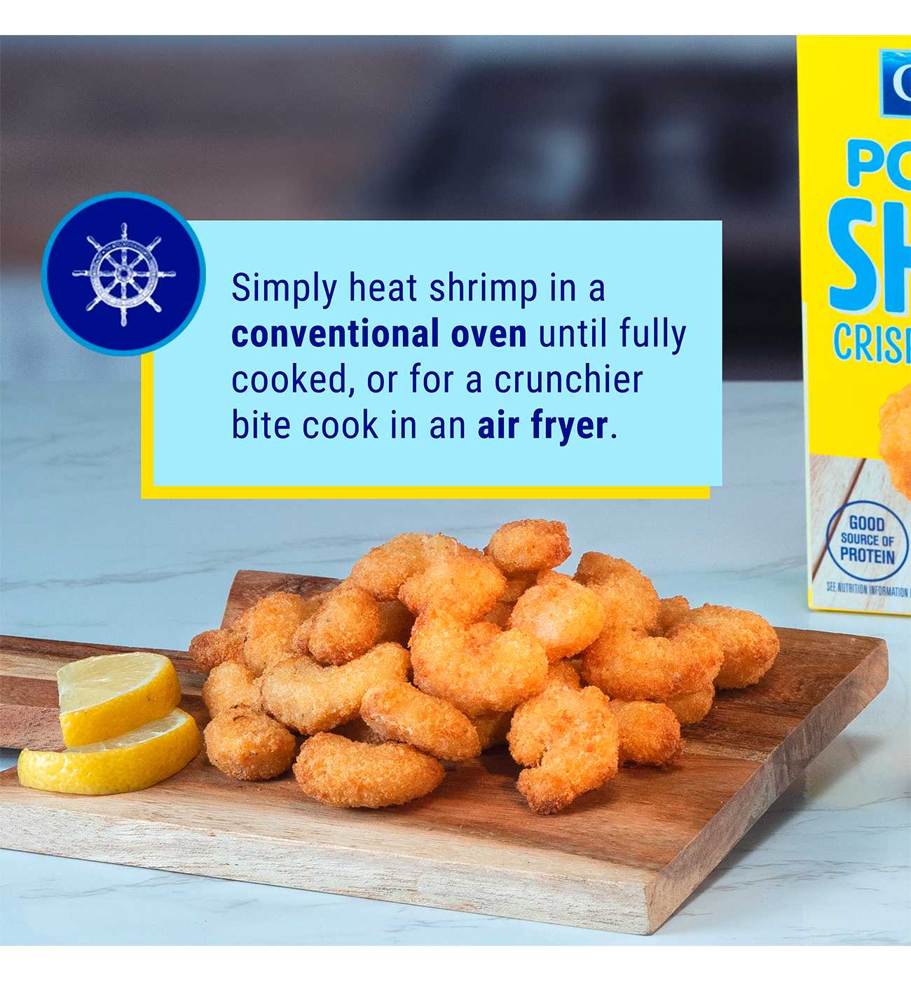 Gorton's Frozen Crunchy Breaded Popcorn Shrimp - Shop Shrimp ...