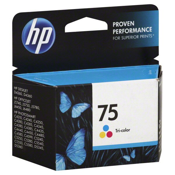 HP Tri-color 75 Ink Cartridge - Shop Printer ink at H-E-B