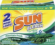 Sun Mountain Fresh with Bleach Powder Detergent 29 Loads - Shop ...