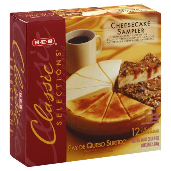 H-E-B Classic Selections Cheesecake Sampler - Shop Desserts & pastries ...