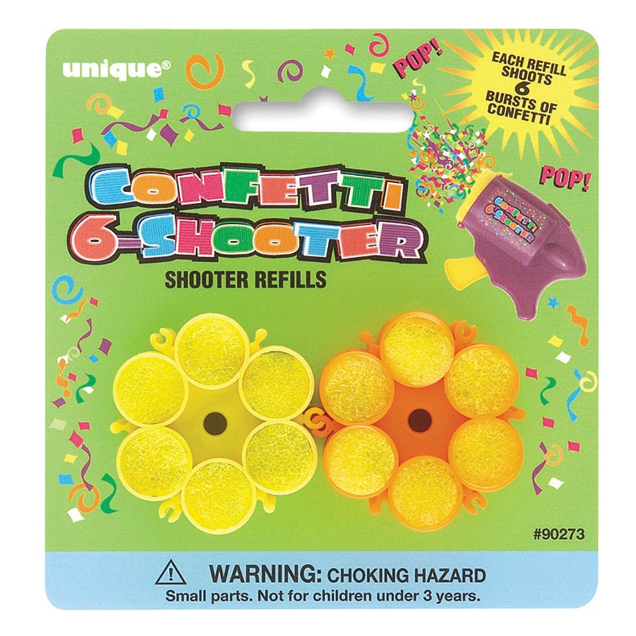 Unique Confetti 6-Shooter Refills, 2 CT - Shop at H-E-B
