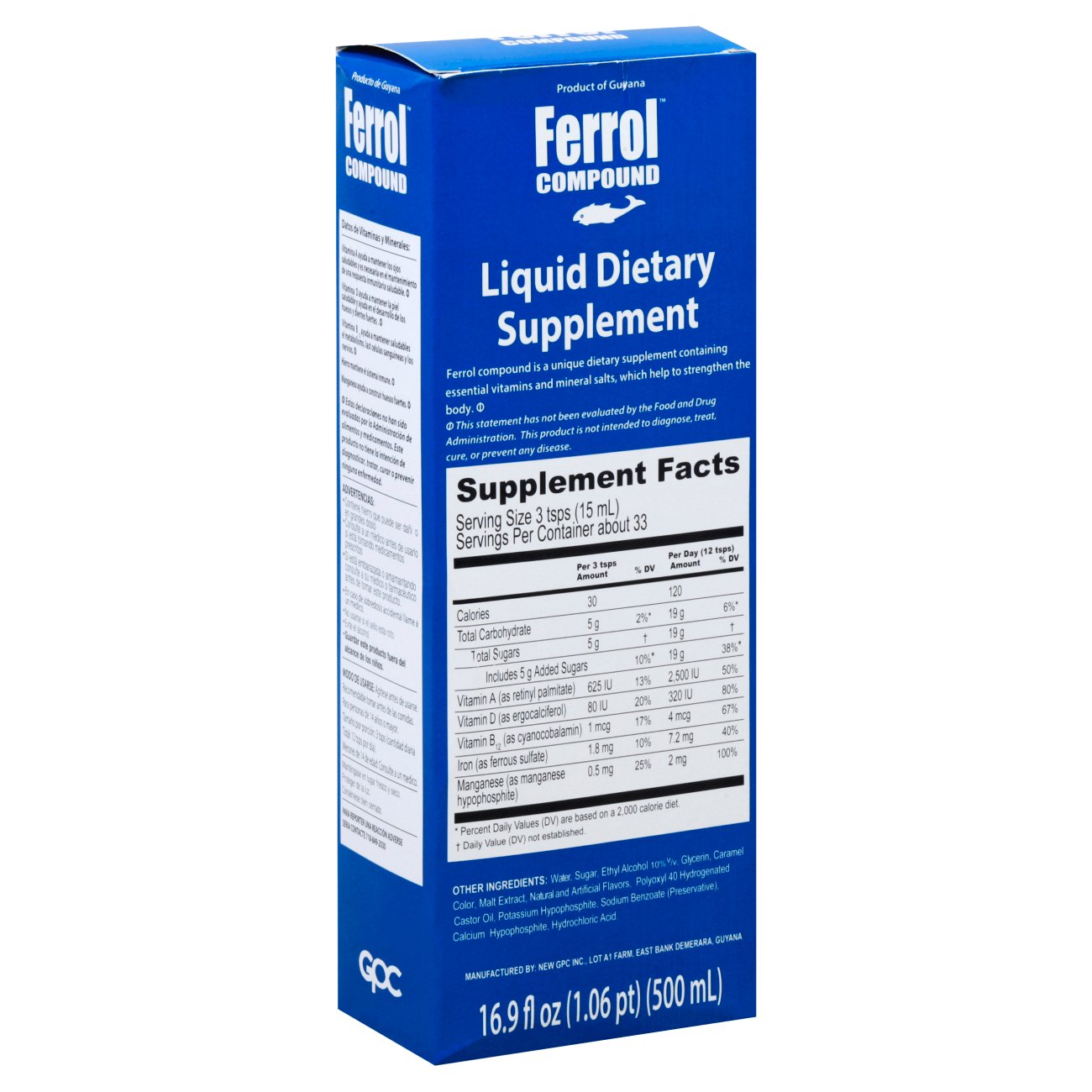 Ferrol Compound Liquid Diet Supplement - Shop Vitamins & Supplements at ...