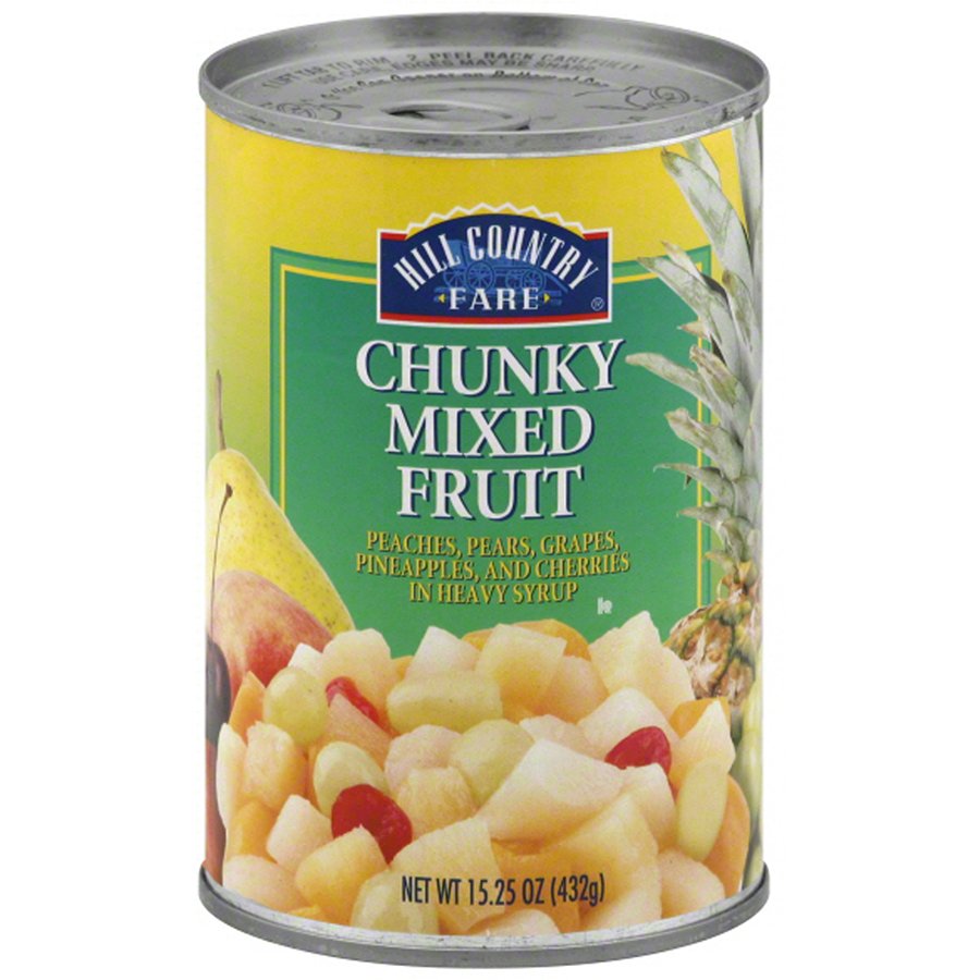 Hill Country Fare Chunky Mixed Fruit – Heavy Syrup - Shop Canned ...