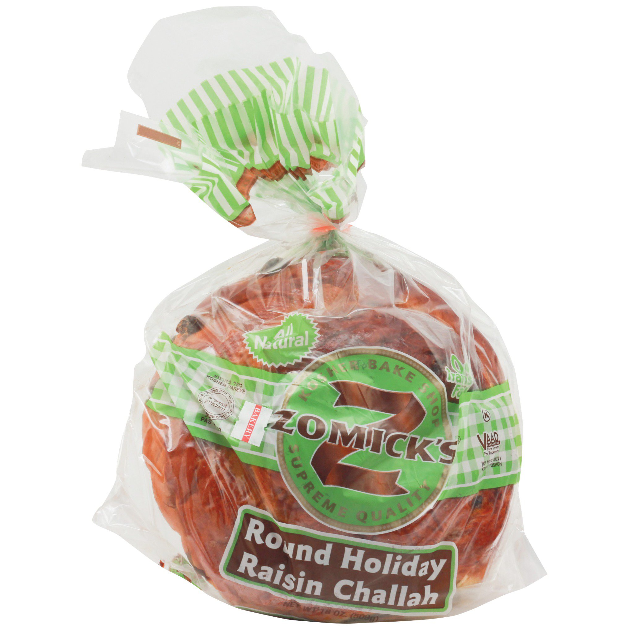 Zomick's Round Holiday Raisin Challah - Shop Loaves at H-E-B