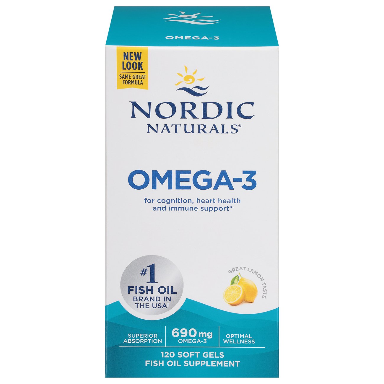 Nordic Naturals Omega-3 Softgels - 690 mg, 120 ct | Central Market ...