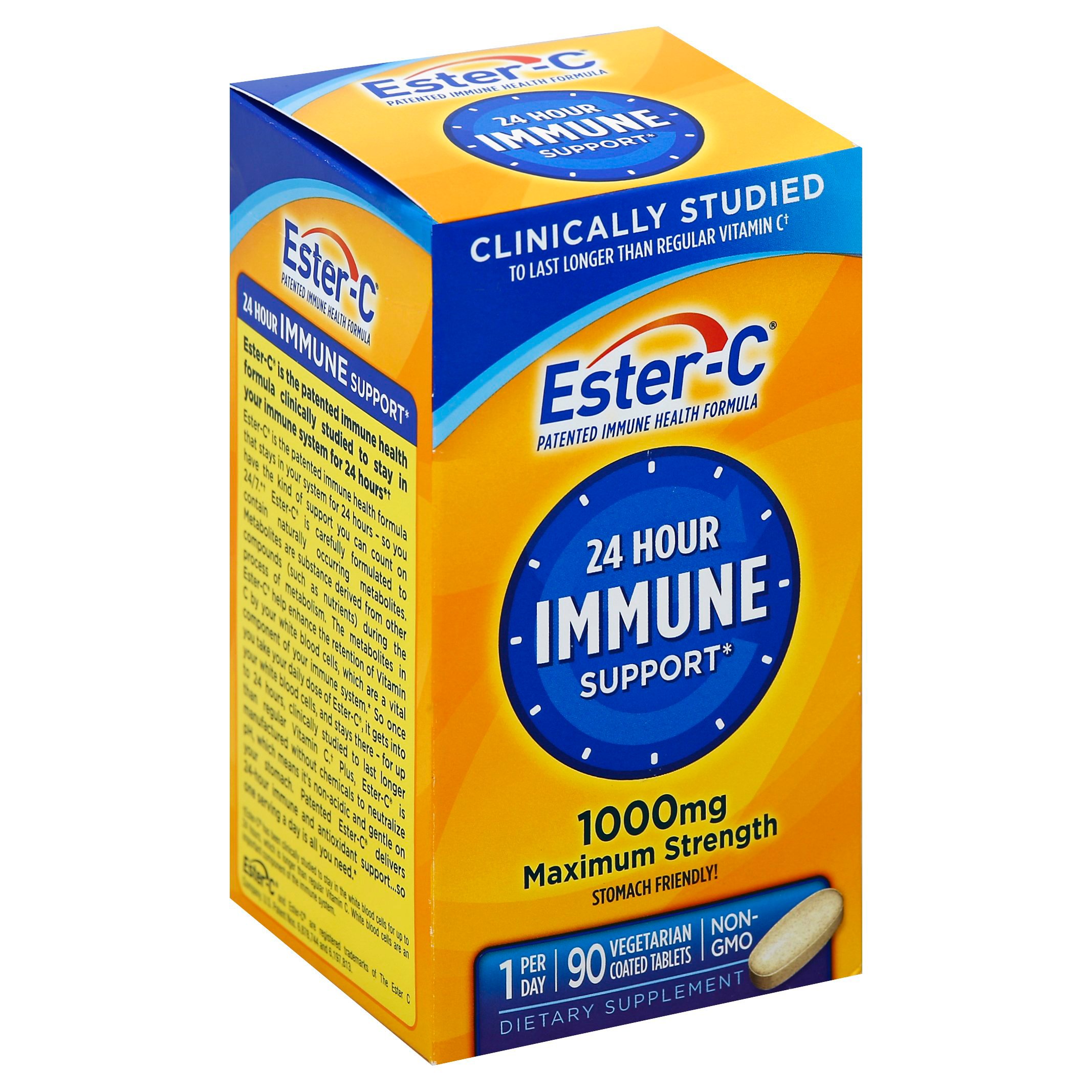 Ester-C Vitamin C 1,000 mg Coated Tablets - Shop Vitamins A-Z at H-E-B
