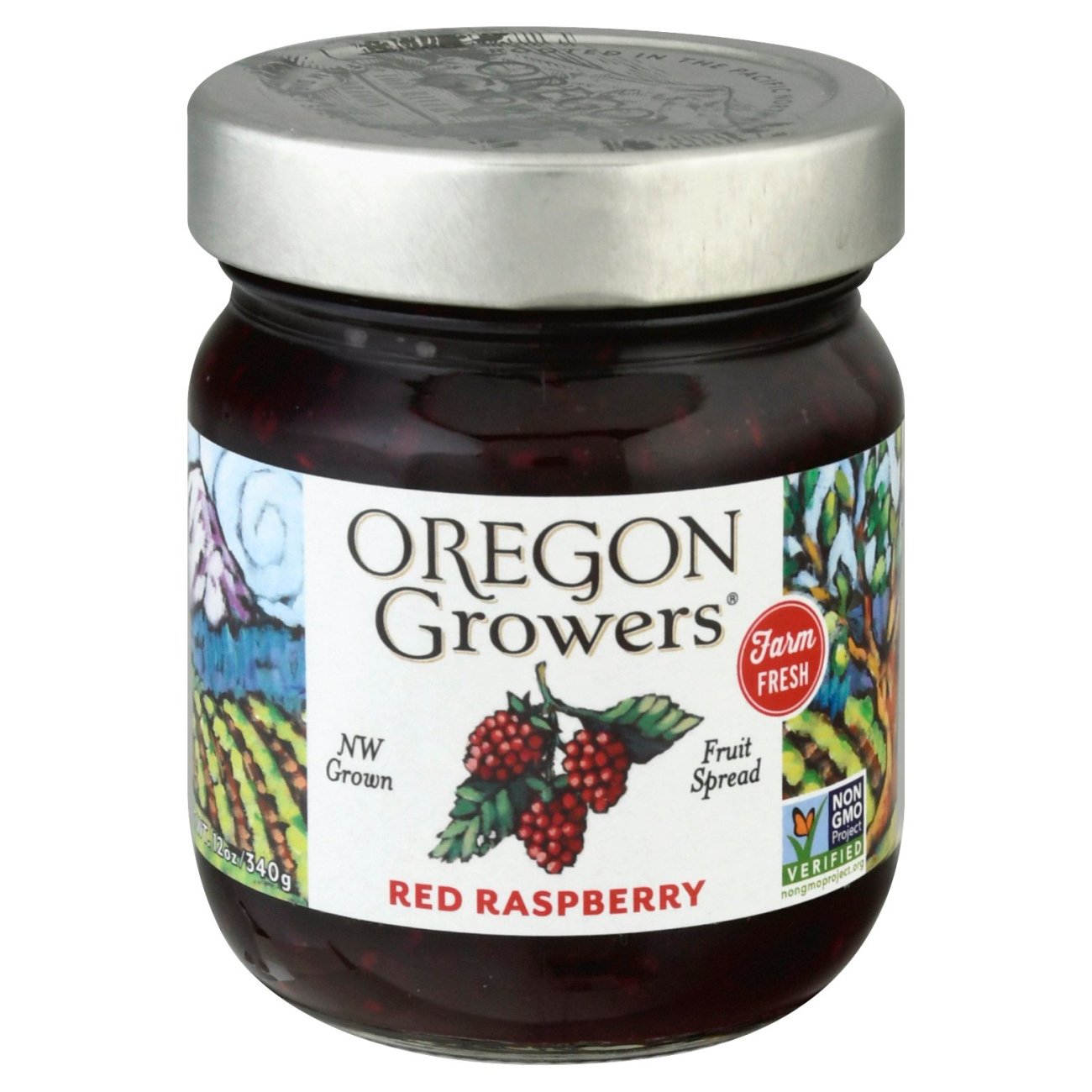 Oregon Growers & Shippers Red Raspberry Fruit Spread - Shop Jelly & Jam ...