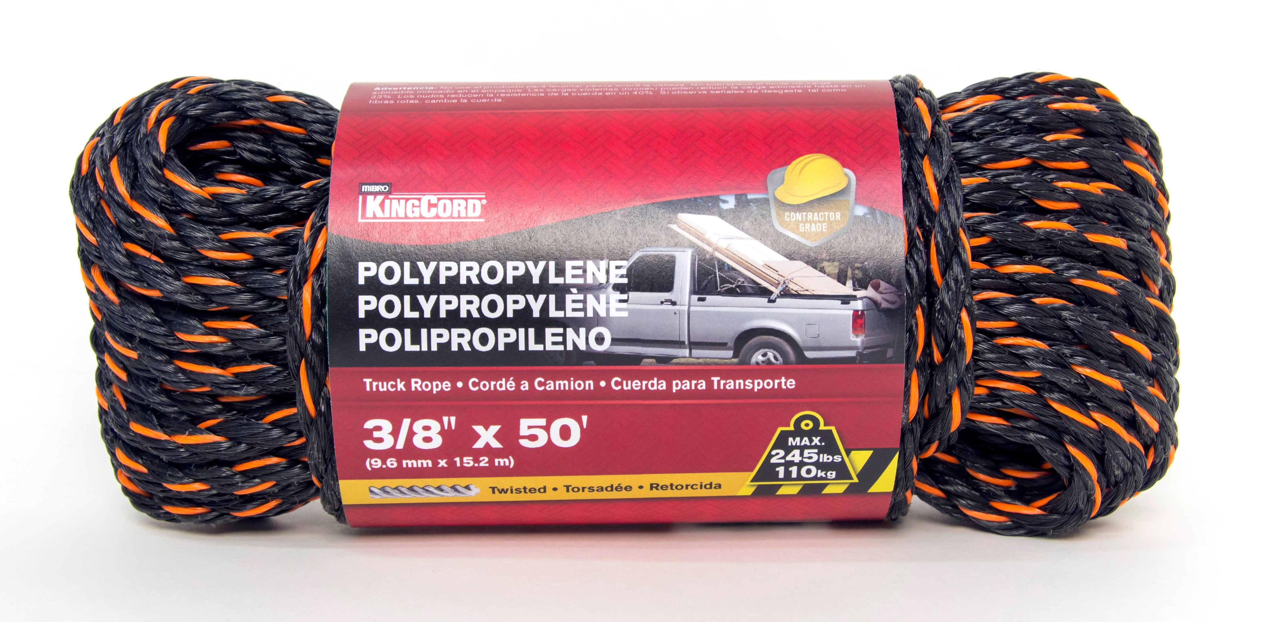 KINGCORD - MIBRO Twisted Polypropylene Truck Rope - Hanked - Shop Rope ...