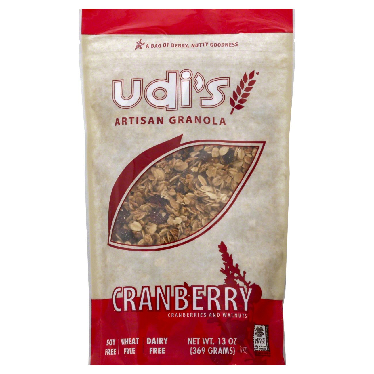 Udi's Granola Cranberry Wheat Free - Shop Granola & snack bars at H-E-B