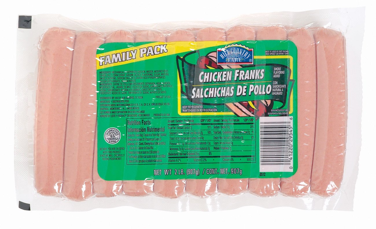 Hill Country Fare Chicken Franks - Shop Hot dogs at H-E-B