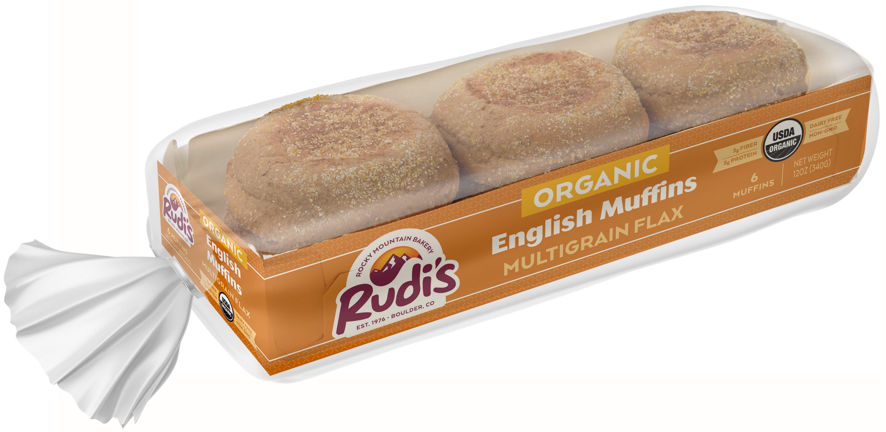 Rudi's Organic Multigrain Flax English Muffins, 12 oz | Central Market ...