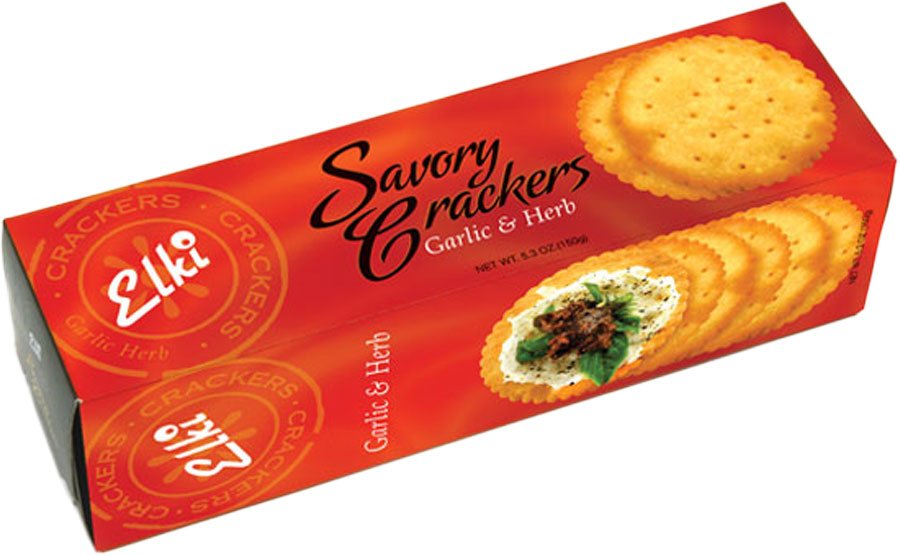 Elki Garlic And Herb Savory Crackers Shop Crackers And Breadsticks At H E B