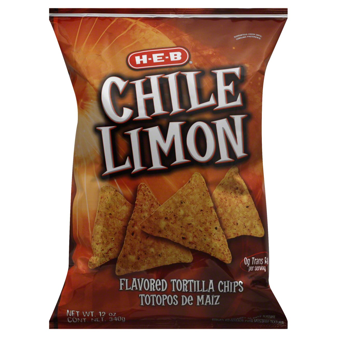 H E B Chile Limon Flavored Tortilla Chips, 12 oz | Low Prices & Quality ...