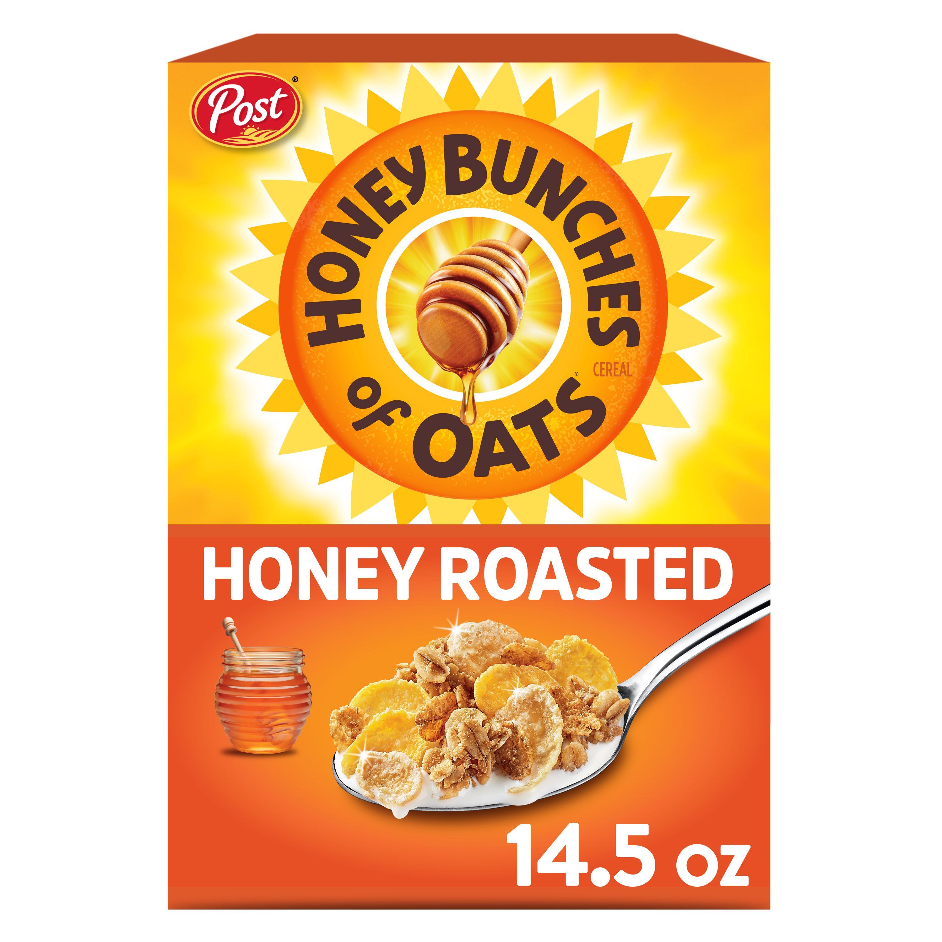 Post Honey Bunches of Oats Honey Roasted - Shop Cereal at H-E-B Post Honey Bunches of Oats Honey Roasted - Shop Cereal at H-E-B