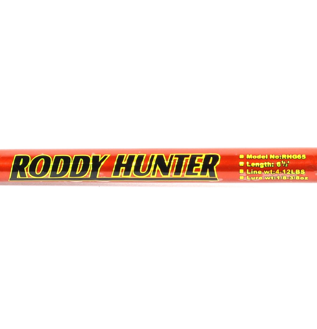 Master 6' 6" Medium Orange Roddy Hunter Lite Spinning Combo Rod - Shop ...