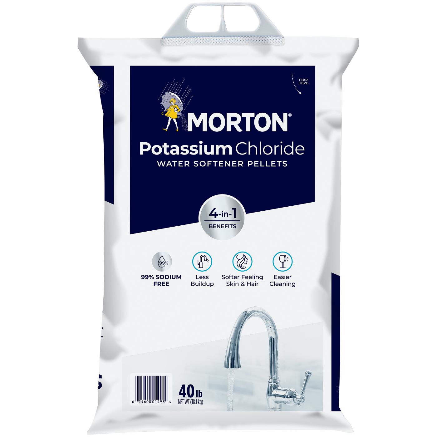 Morton Potassium Chloride Water Softener Salt Pellets - Shop Plumbing ...