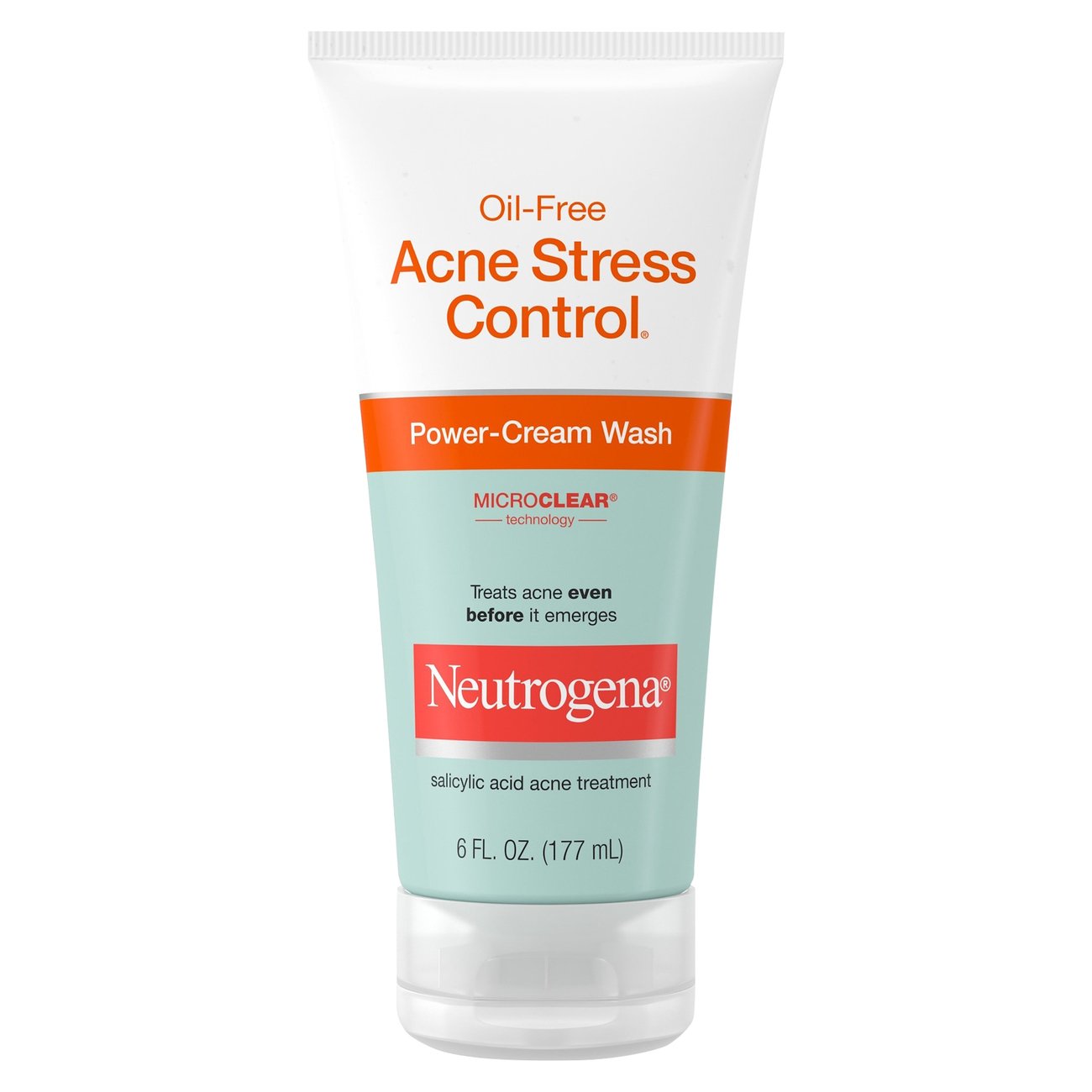 Neutrogena Oil-Free Acne Stress Control Power-Cream Face Wash - Shop ...