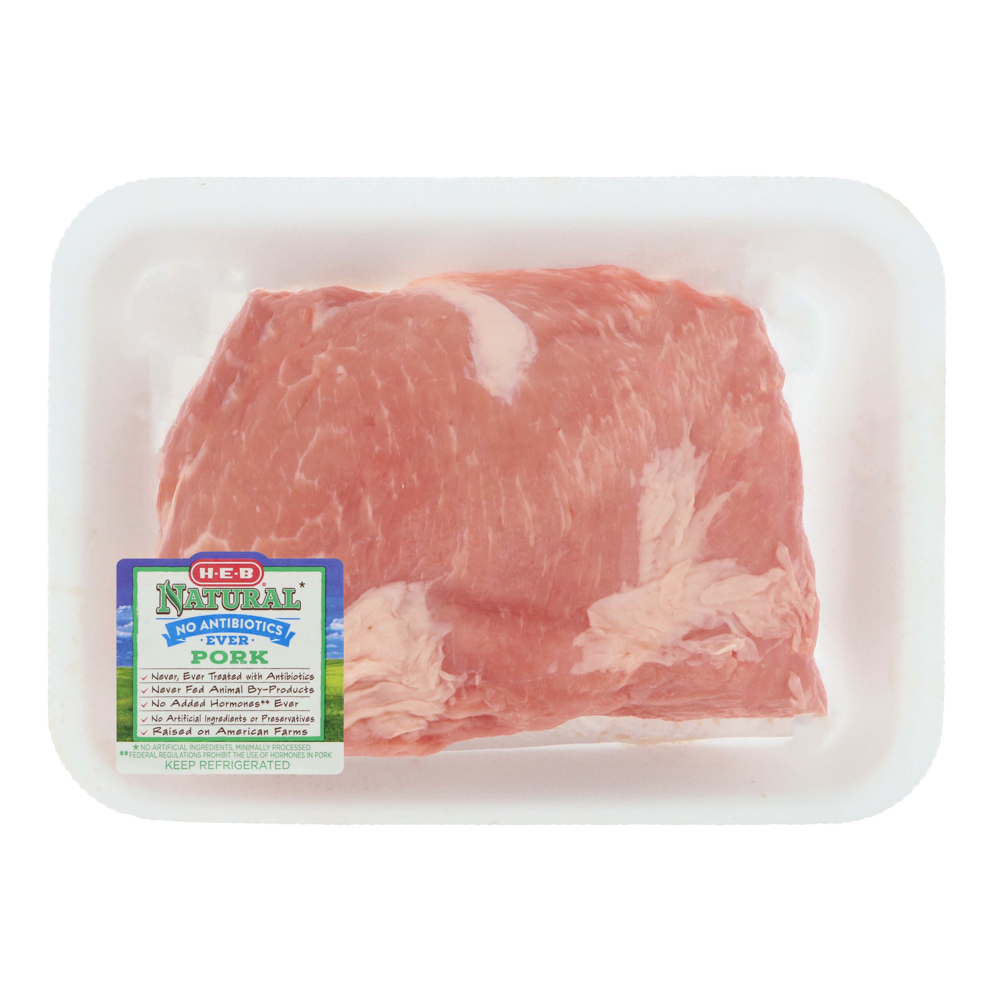 H-E-B Natural Boneless Sirloin Pork Roast - Shop Pork at H-E-B