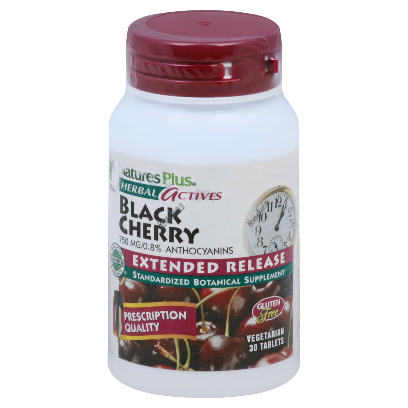 NaturesPlus Herbal Actives Black Cherry Vegetarian Tablets - Shop Diet ...