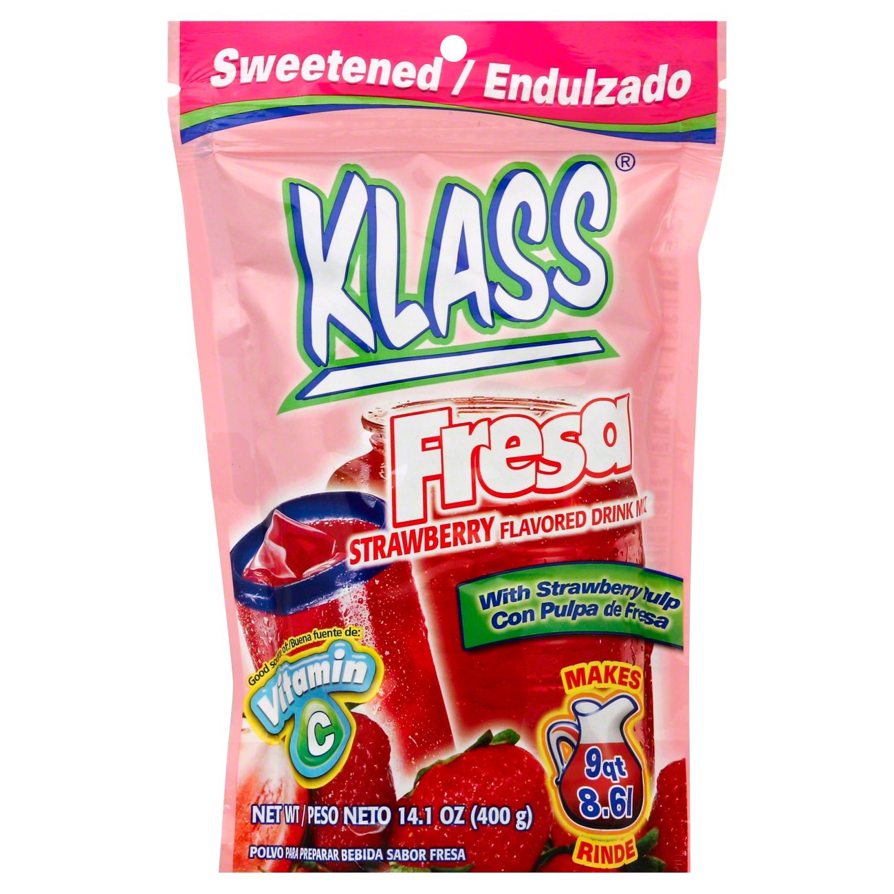 Klass Listo Strawberry Drink Mix - Shop Mixes & flavor enhancers at H-E-B