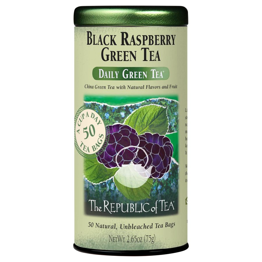 The Republic of Tea Black Raspberry Green Tea Bags - Shop Tea at H-E-B