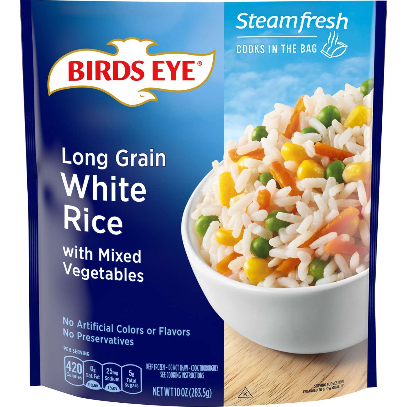 Birds Eye Frozen Steamfresh Long Grain White Rice & Mixed Vegetables ...
