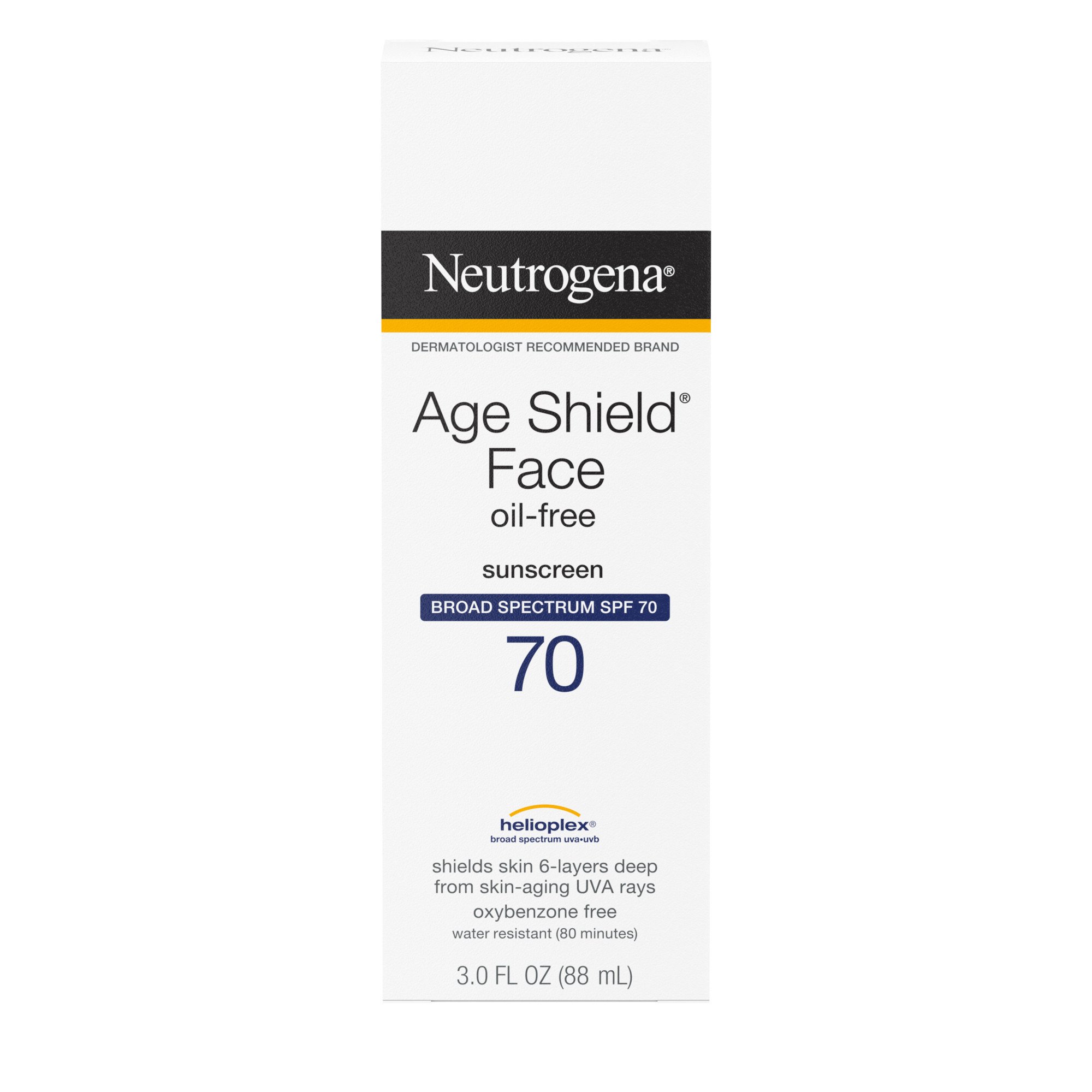 Neutrogena Age Shield Face Oil-Free Sunscreen with SPF 70 - Shop ...