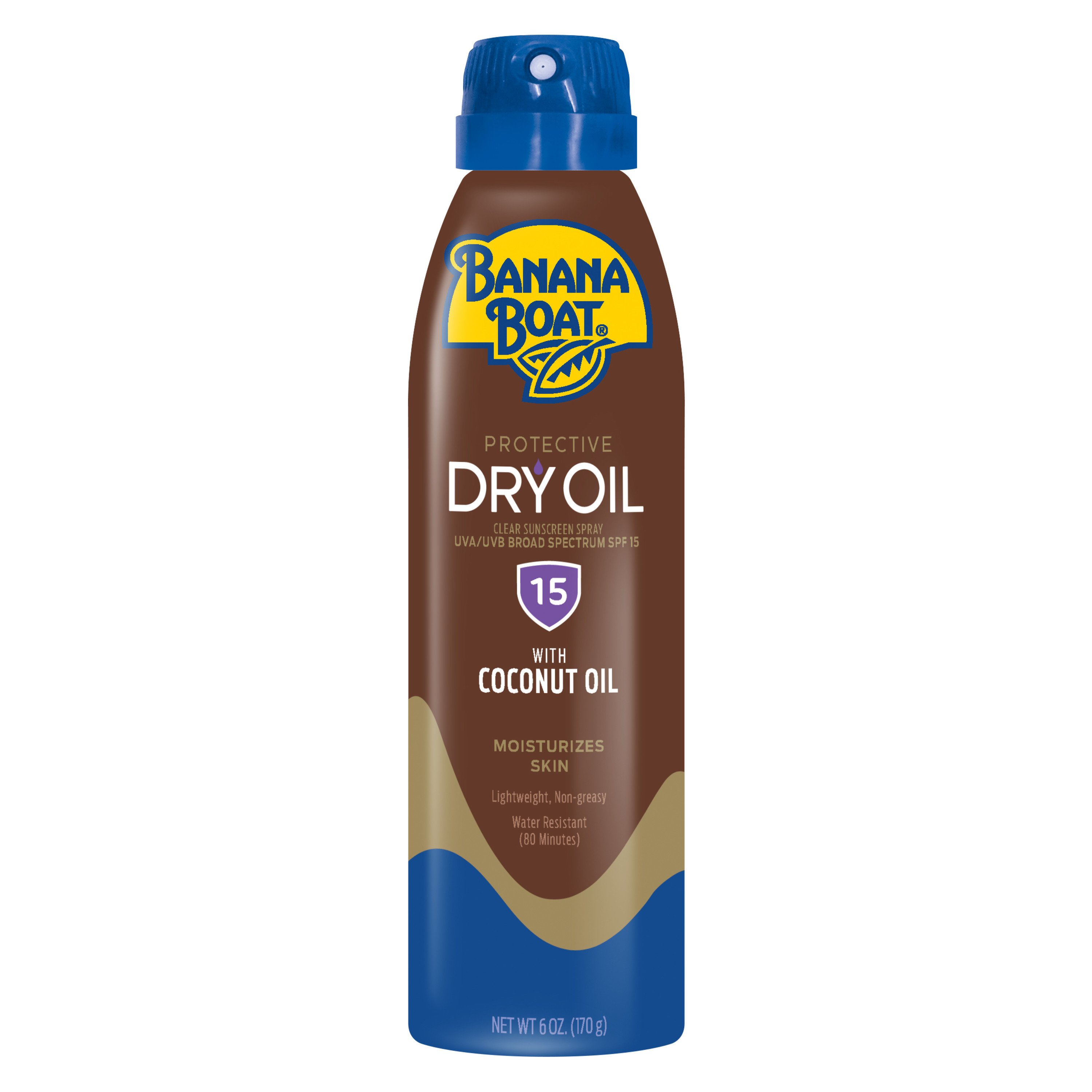 Banana Boat Dry Oil Clear Sunscreen Spray - SPF 15 - Shop Sunscreen ...